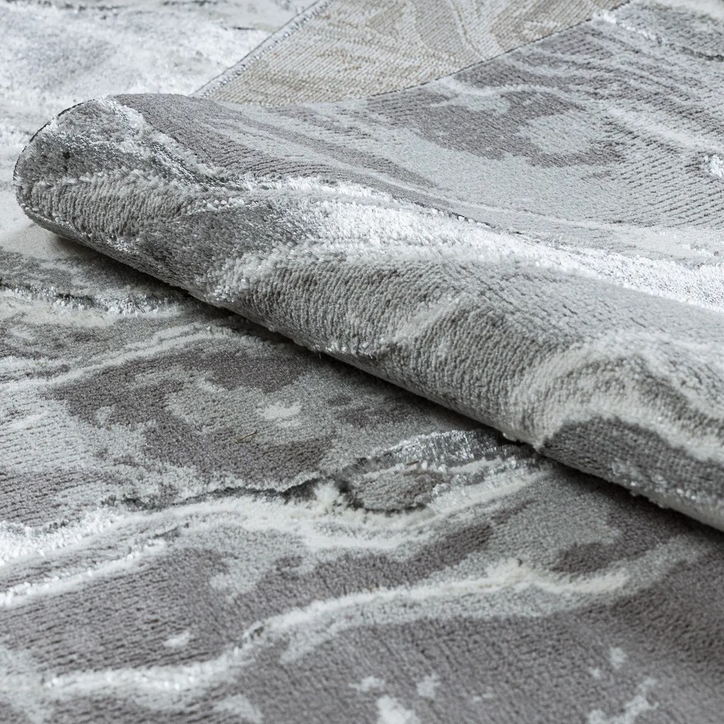 Dywany Łuszczów, Kusový koberec Bliss Z162BZ253 grey/cream, 140x190, šedá, kancelář