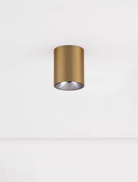 Minimalická bodová svítilna Aneto Zlatá