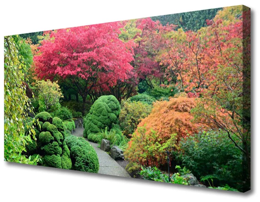 Obraz na plátně Zahrada Květina Strom Příroda 125x50 cm