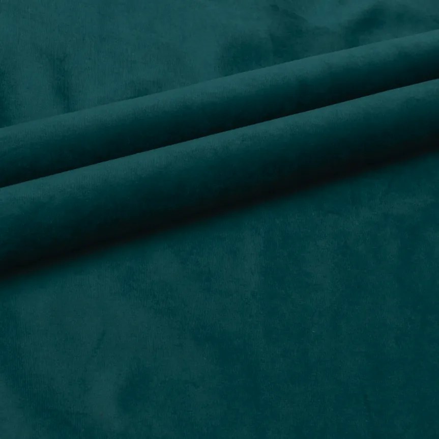 Rozkládací oboustranná sedací souprava do L VENORIA SLIM 200x143 cm, petrolejová + 2 polštářky ZDARMA