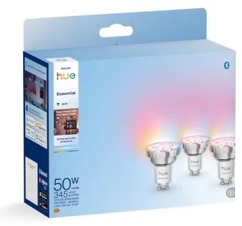 SADA 3x LED Stmívatelná žárovka Philips Hue WACA GU10/4,7W/230V 2200-6500K