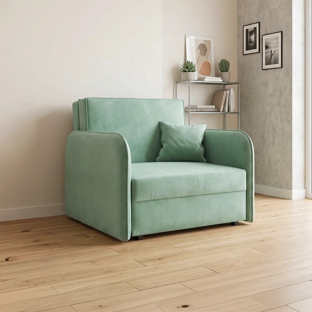 Pohovka VIVA I LOFT | 95 cm | rozkládací + úložný prostor | VÝBĚR TKANIN