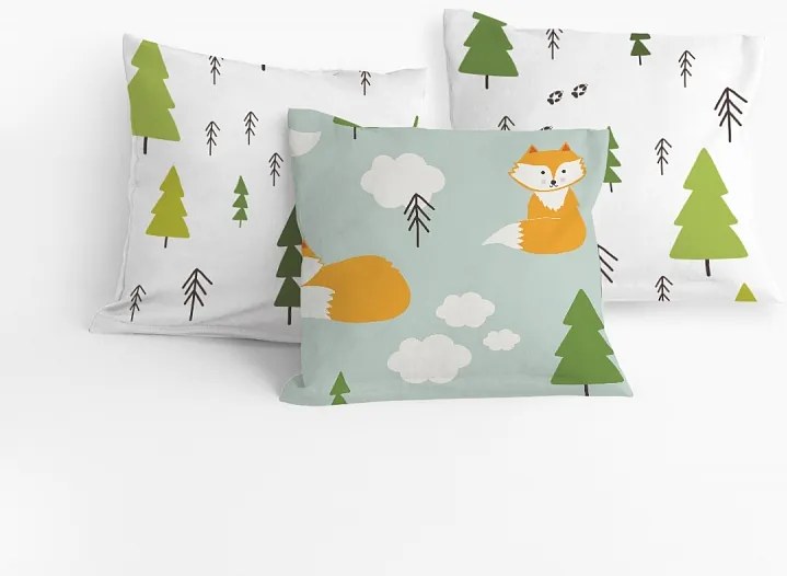 Matějovský povlak na polštář Forrest 40x40cm bavlna deluxe Barva: tmavě zelená