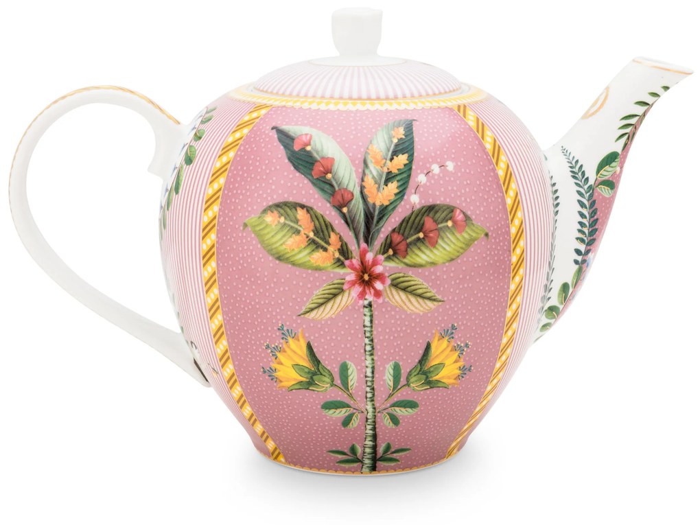 LA MAJORELLE PINK TEA POT, Velká čajová konvice