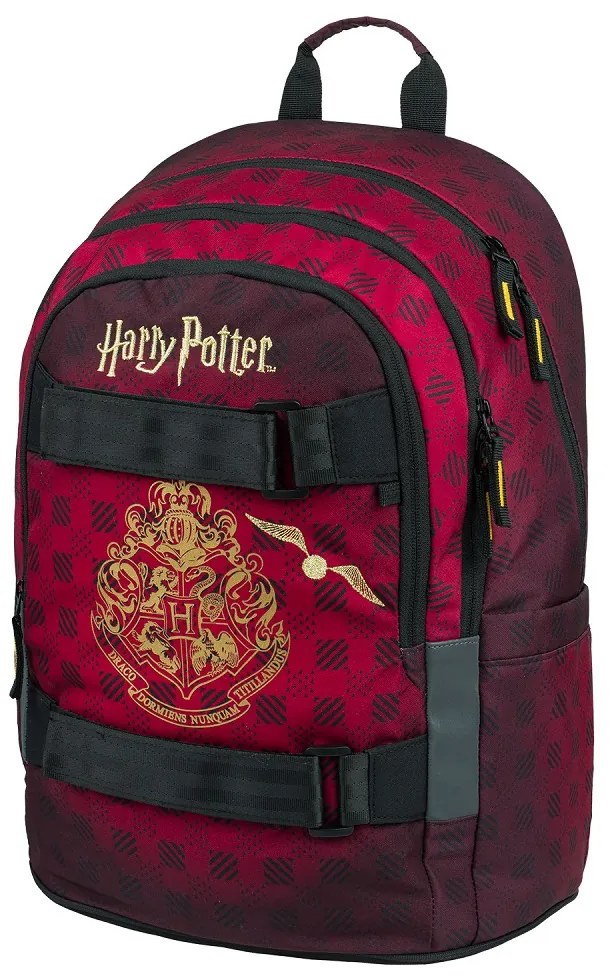 BAAGL Školní batoh Skate Harry Potter Bradavice vínový