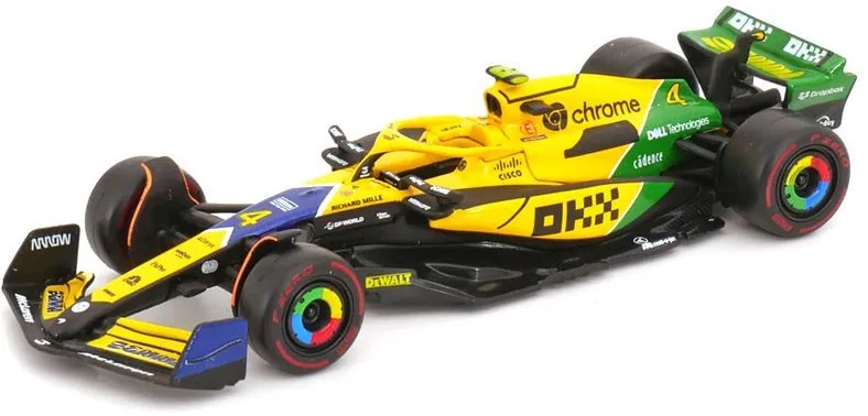 Bburago mclaren f1 team mcl38 (2024) 1:43 #4 norris senna edition