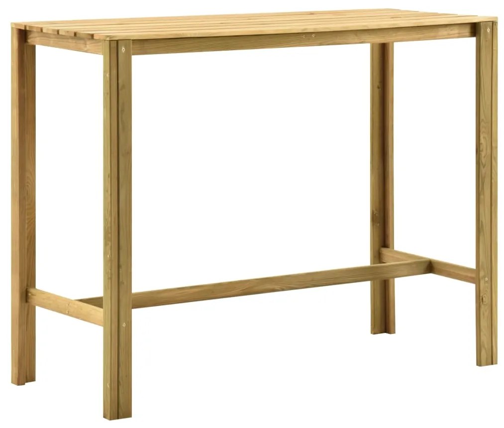 315407 vidaXL Barový stůl 140 x 60 x 110 cm impregnovaná borovice