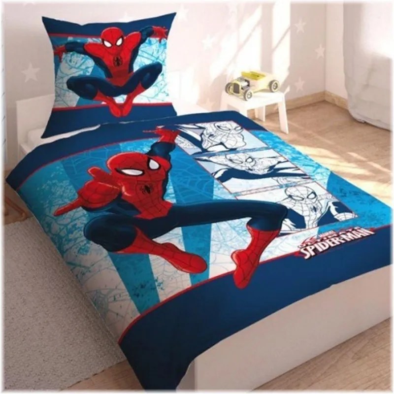 Bavlněné ložní povlečení Spiderman Ultimate - MARVEL - 140 x 200 + 70 x 90 cm
