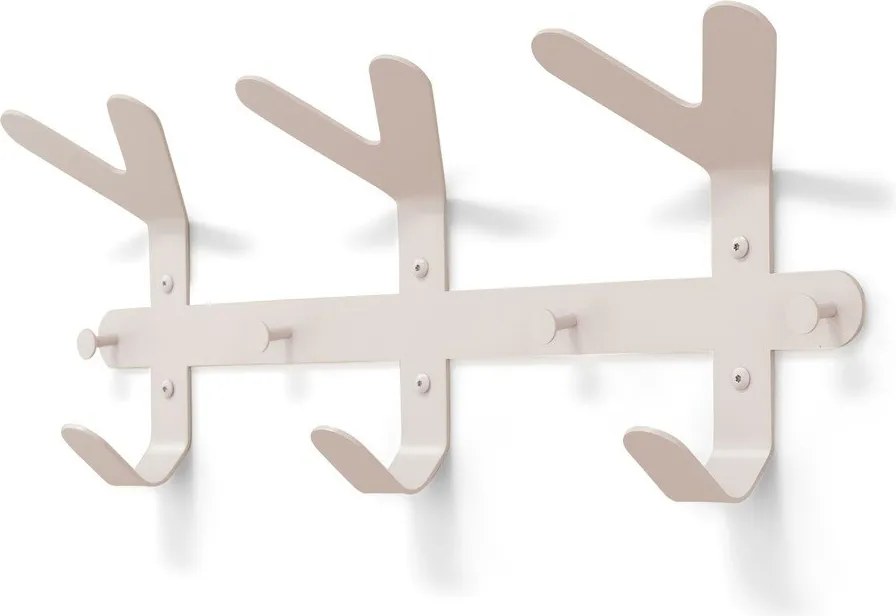 Taupe ocelový nástěnný věšák 66 cm Frondo – Spinder Design
