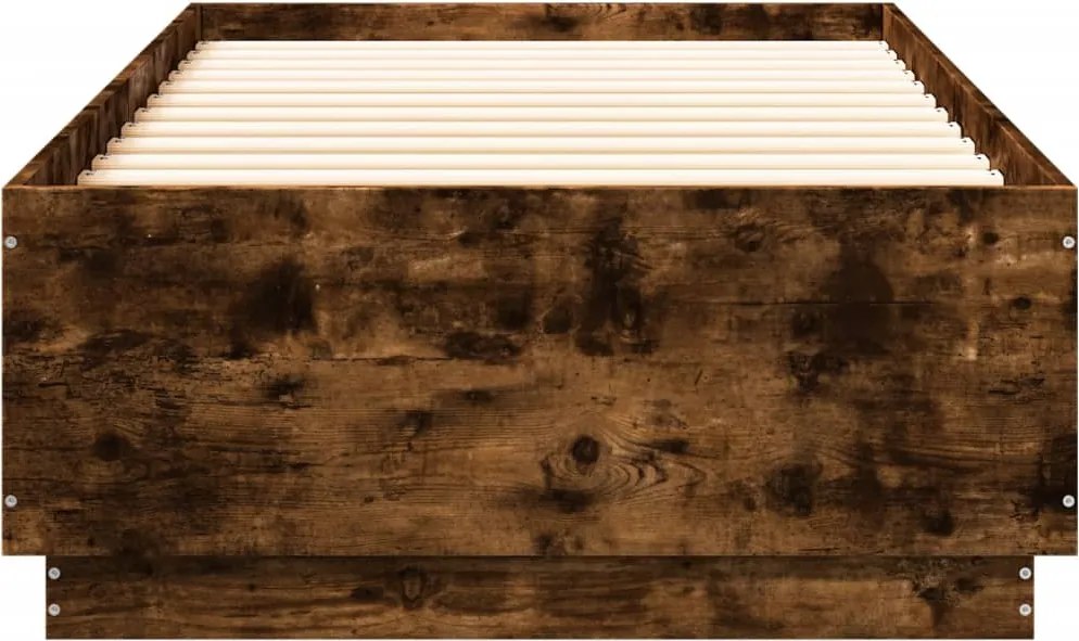 Rám postele kouřový dub 90 x 200 cm kompozitní dřevo 3209727