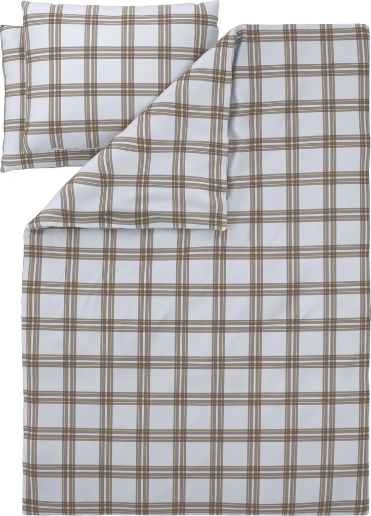 Livarno® Ložní povlečení z jemného flanelu, 200 x 220 cm, 70 x 90 cm (kostka/béžová)