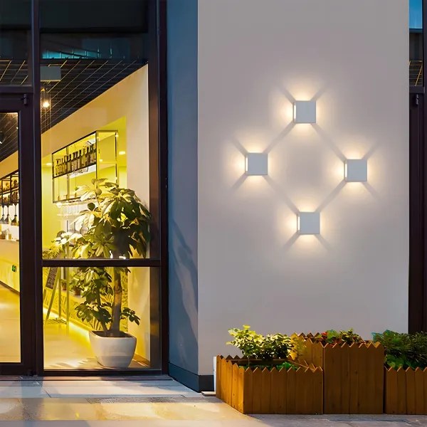 BRILAGI - LED Venkovní nástěnné svítidlo QUADRAY LED/6W/230V bílá IP54