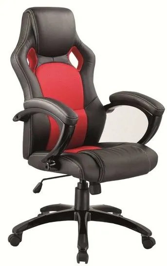 Kancelářská otočná židle Q-107 - červená