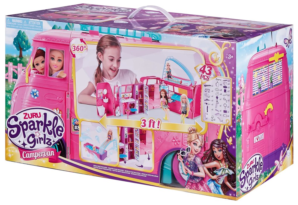 Alltoys Sparkle Girlz Obytné auto pro panenky
