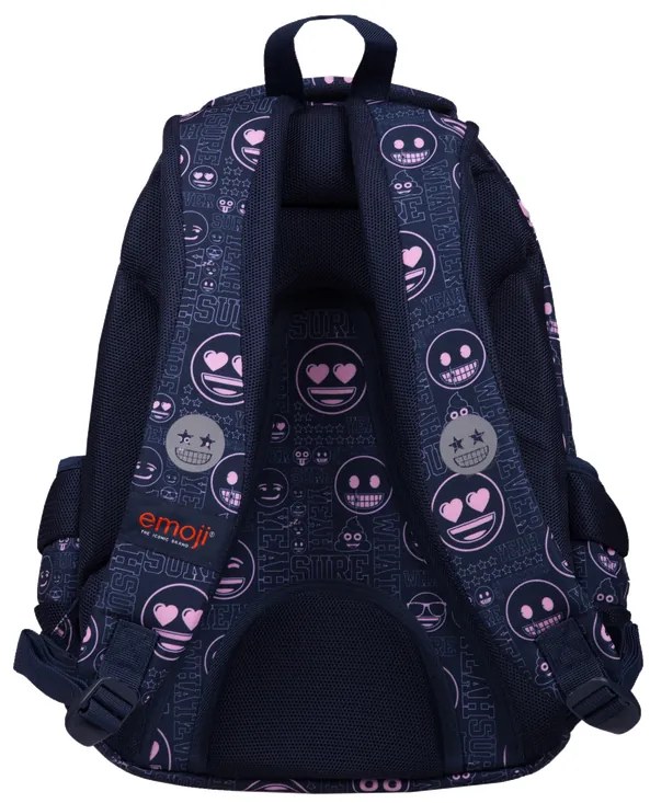 St.RIGHT Školní batoh čtyřkomorový Emoji
