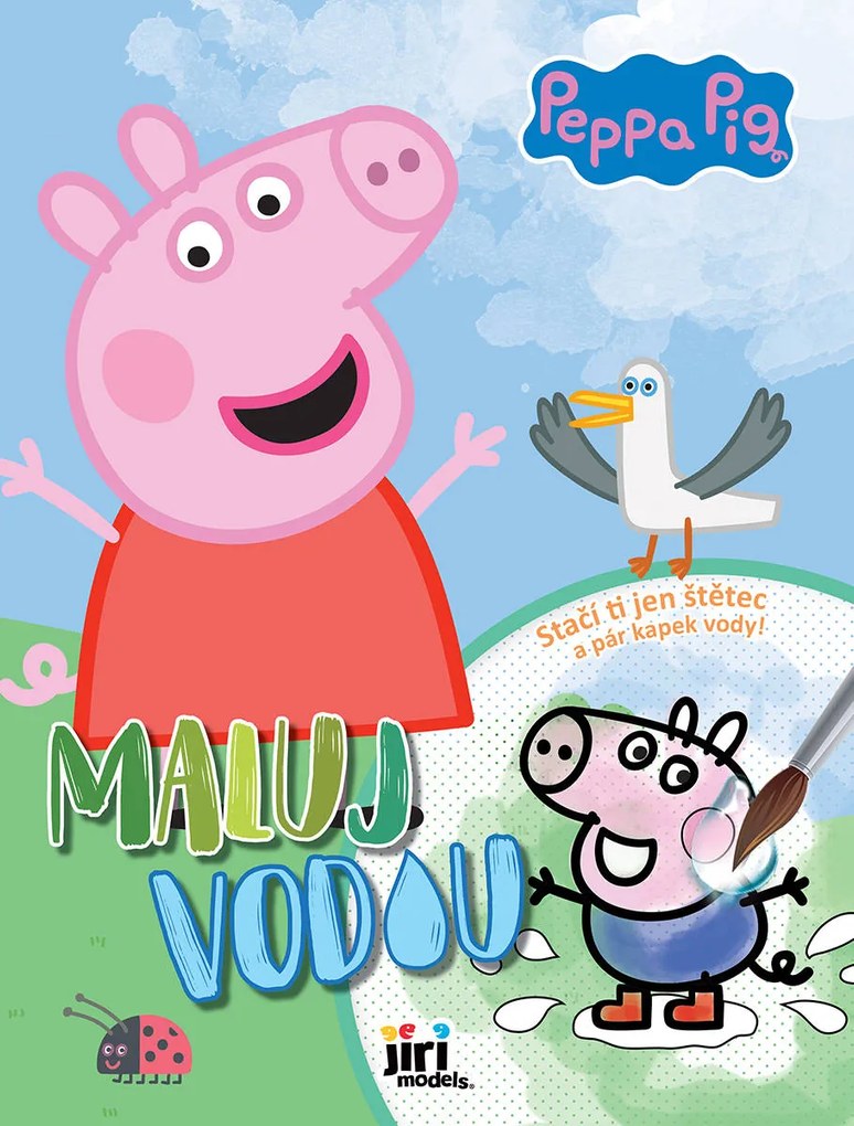 _Ostatní 1_ JIRI MODELS Maluj vodou A4 prasátko Peppa Pig omalovánky 5