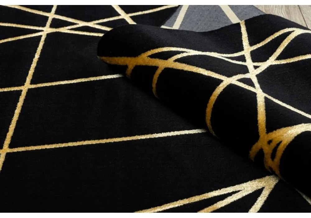 Kusový koberec Lauri černý 80x150cm