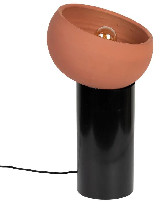 OnaDnes -20% Oranžová terakotová stolní lampa DUTCHBONE ZAHRA M