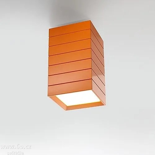 Artemide 1932060A Groupage 20, oranžová stropní kostka, 26W LED 3000K, 20x20cm