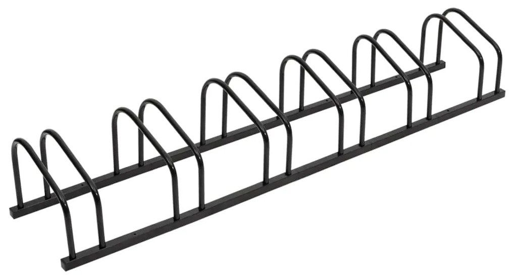 Stojan na kola pro 6 kol černý ocel