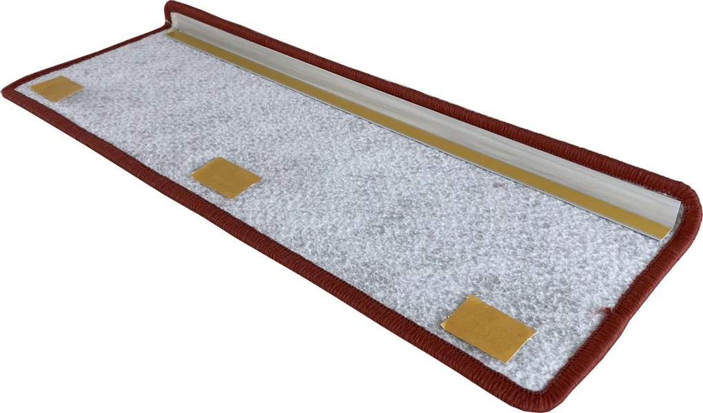 Vopi Nášlapy na schody Capri terra obdélník, samolepící - 25x80 obdélník (rozměr včetně ohybu)
