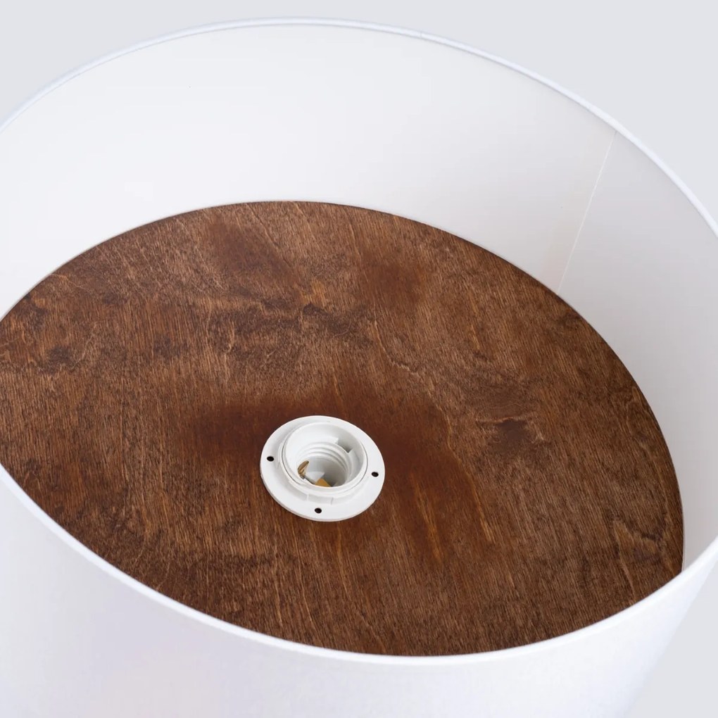 Sollux Lighting Stropní svítidlo TELESTO bílé/tmavě hnědé