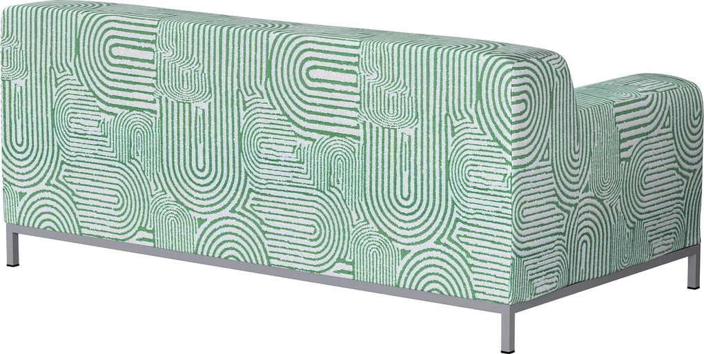 Potah na pohovku IKEA Kramfors 2-místná barva zelená látka pletený vzor, vzorované