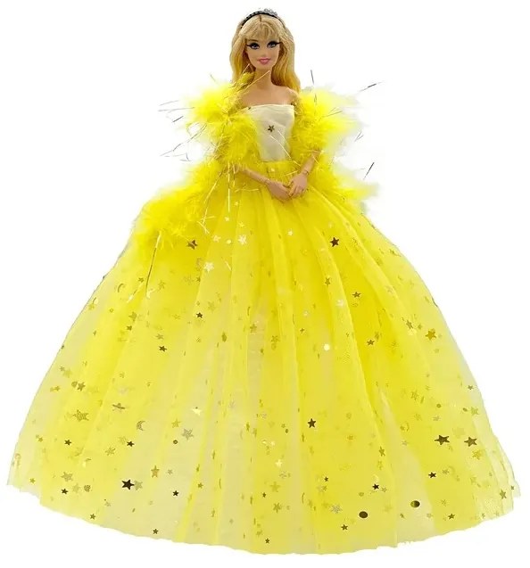 Šatičky  a botičky pro panenky Barbie (30 cm) Barva: T