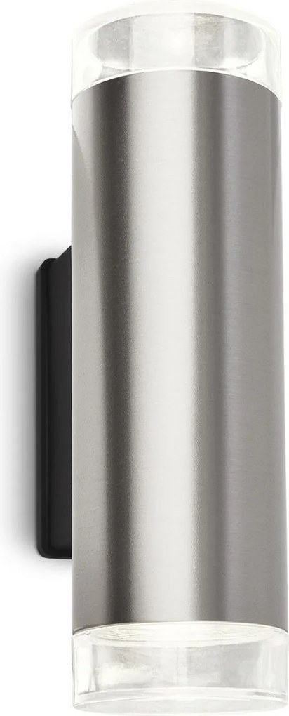BRILO 3072022 Venkovní svítidlo 19,5 cm vč. 2x GU10 4,7W 400lm nerez ocel - BRILO