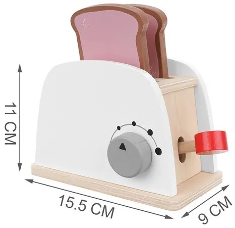 Kruzzel Dřevěný toustovač 22435