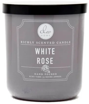 DW Home Vonná svíčka ve skle Bílá růže - White Rose, 9,7oz