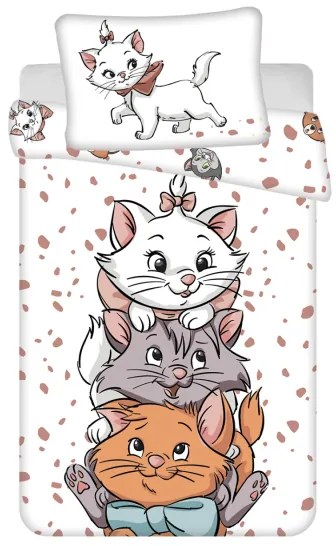 Jerry Fabrics Povlečení do postýlky Marie Cat Friends baby 100x135, 40x60 cm