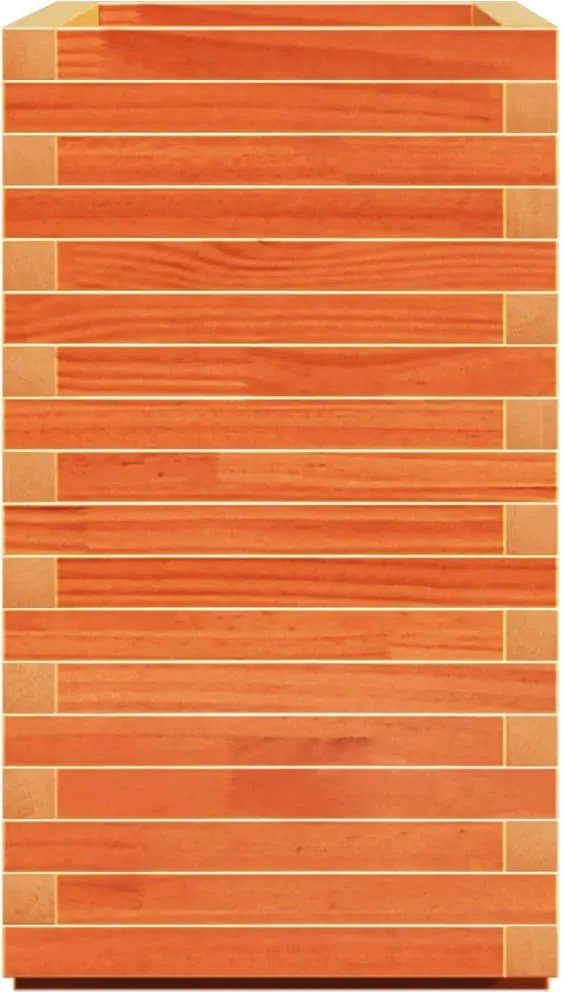 Zahradní truhlík voskově hnědý 70 x 40 x 72 cm masivní borovice 3282631