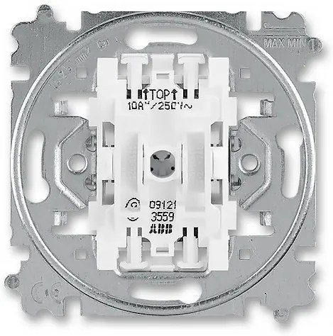 Přístroj tlačítko žaluziové řazení 1/0+1/0 s blokací ABB 3559-A88345