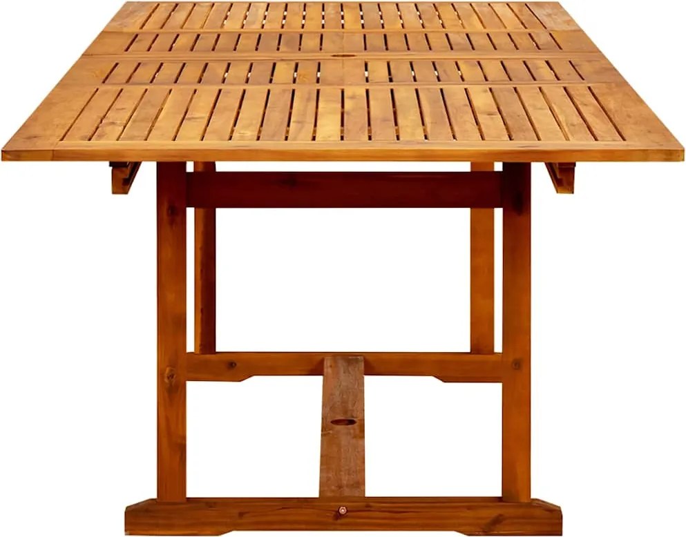 Zahradní jídelní stůl (160–240) x 100 x 75 cm masivní akácie 316566