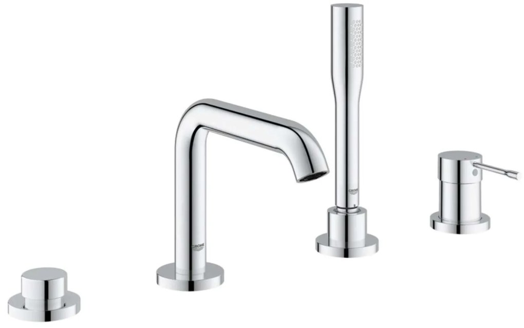 Grohe Essence - Baterie na okraj vany, 4-otvorová instalace, chrom 19578001