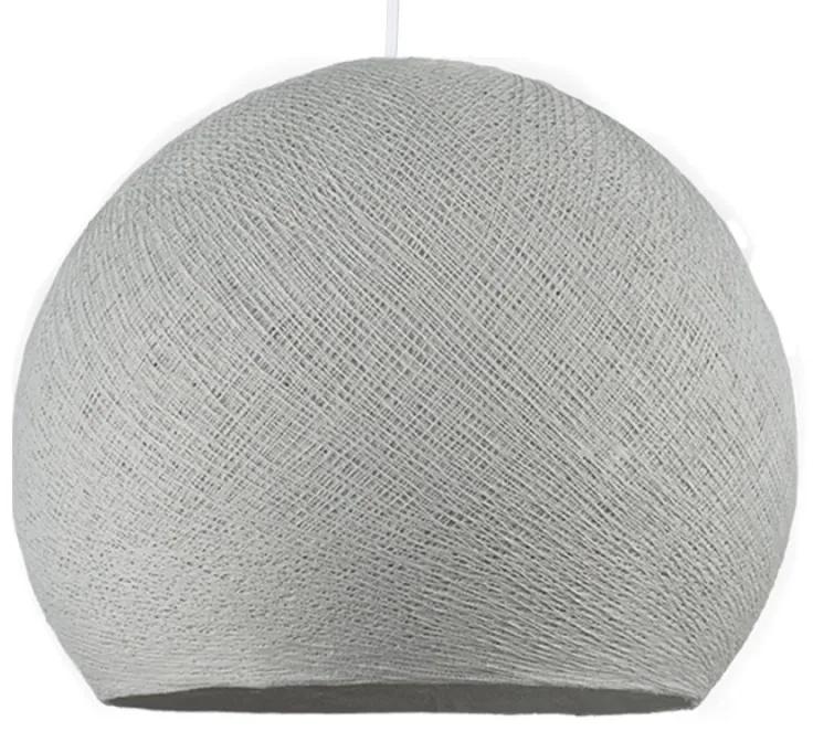 creative cables Stínidlo tvaru kupole z polyesterového vlákna - 100% vyrobené ručně Barva komponentu: Černá Perleťová, Velikost ⌀: XS - 25cm