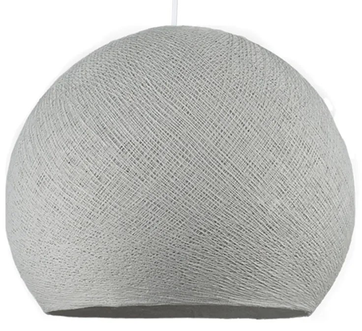 creative cables Stínidlo tvaru kupole z polyesterového vlákna - 100% vyrobené ručně Barva komponentu: Petrolejová, Velikost ⌀: L - 42cm