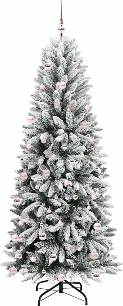Umělý vánoční stromeček Bílá 240 cm PVC, plast, ocel a PE 3396071