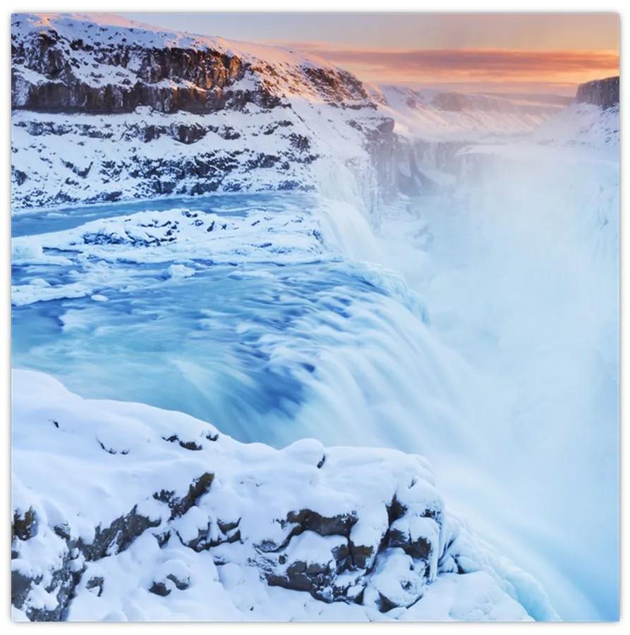 Obraz - Chladné vodopády (30x30 cm)