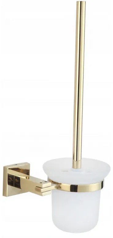 Mexen Vane WC kartáč, zlatý - 7020950-50