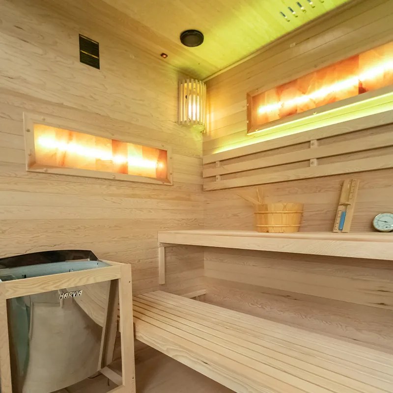 BPS-koupelny Finská sauna Relax HYD-4785 180x160, 4-5 osob