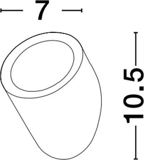 NV 9060199 Venkovní nástěnné svítidlo CAPO černý hliník a tvrzený skleněný difuzor LED 3W 3000K 220-240V IP65 - NOVA LUCE