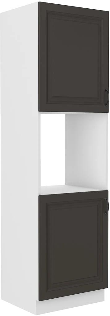 STL 60 cm skříňka vysoká 2D na vestavnou troubu STILO II Barevné provedení STILO: Bílá / Prachově šedá