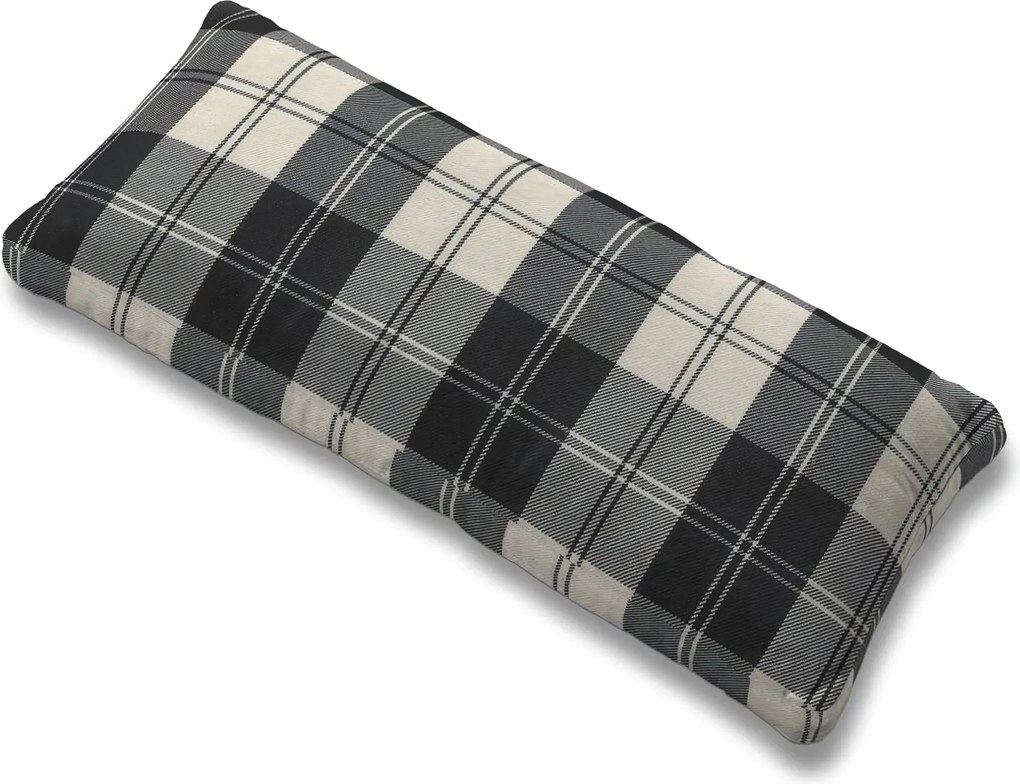 Potah na polštář Karlstad 67x30cm barva černá látka pletený vzor, vzorované