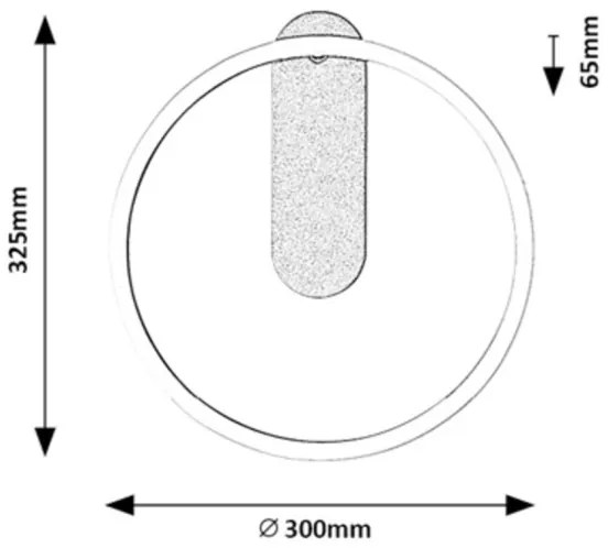 Rabalux 71010 - LED Nástěnné svítidlo TUMNUS LED/14W/230V 3000K