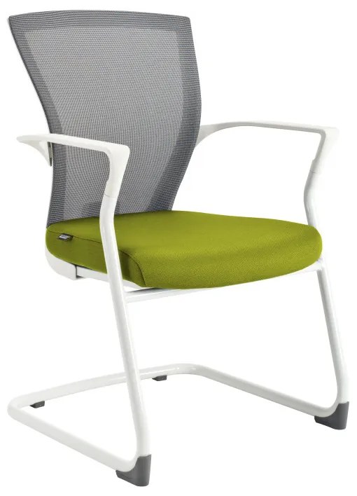Office Pro Jednací židle MERENS WHITE MEETING Barva potahu: BI 203 - zelená