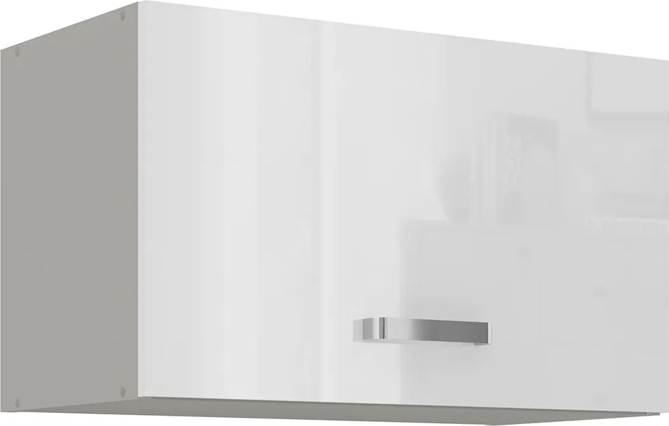 BIANCA sb | horní skříňka 60 GU-36 1F výklopná | 60 cm | světle šedá/bílá lesk