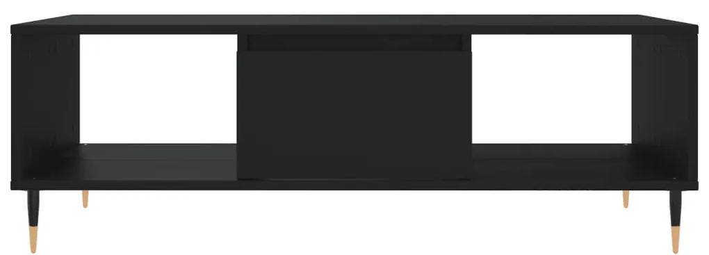 Konferenční stolek černý 104 x 60 x 35 cm kompozitní dřevo - Default Title