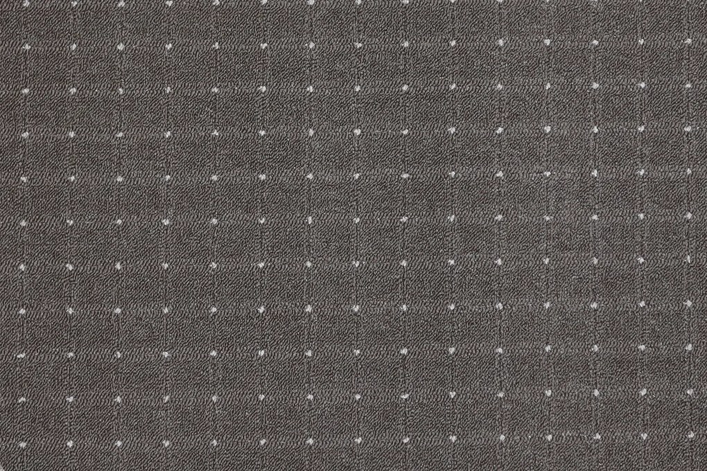 Kusový koberec Udinese hnedý kruh, 100x100 (priemer) kruh, hnedá, chodba / predsieň, Condor Carpets